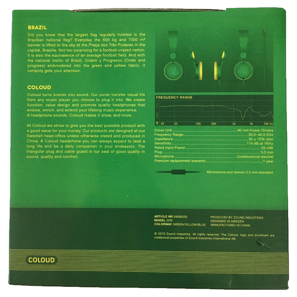 Coloud Brazil Headphones