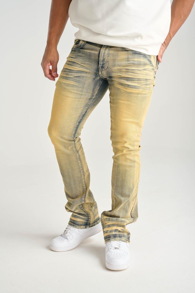 Spark Premium Stretch Stacked Jean (Taupe)